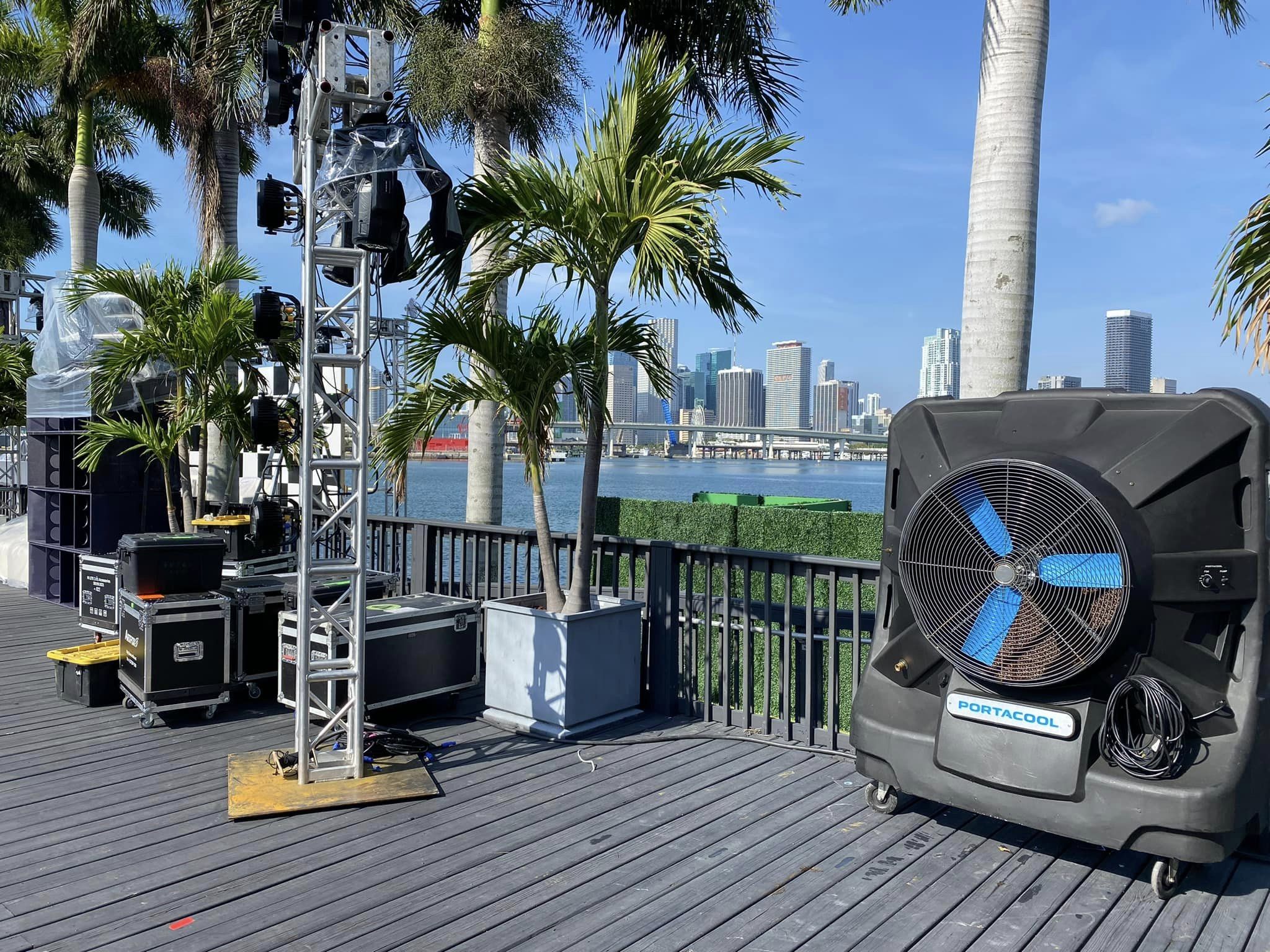Outdoor Fan Rentals & Cooling Fans for Events in Miami – Miami Portable ...